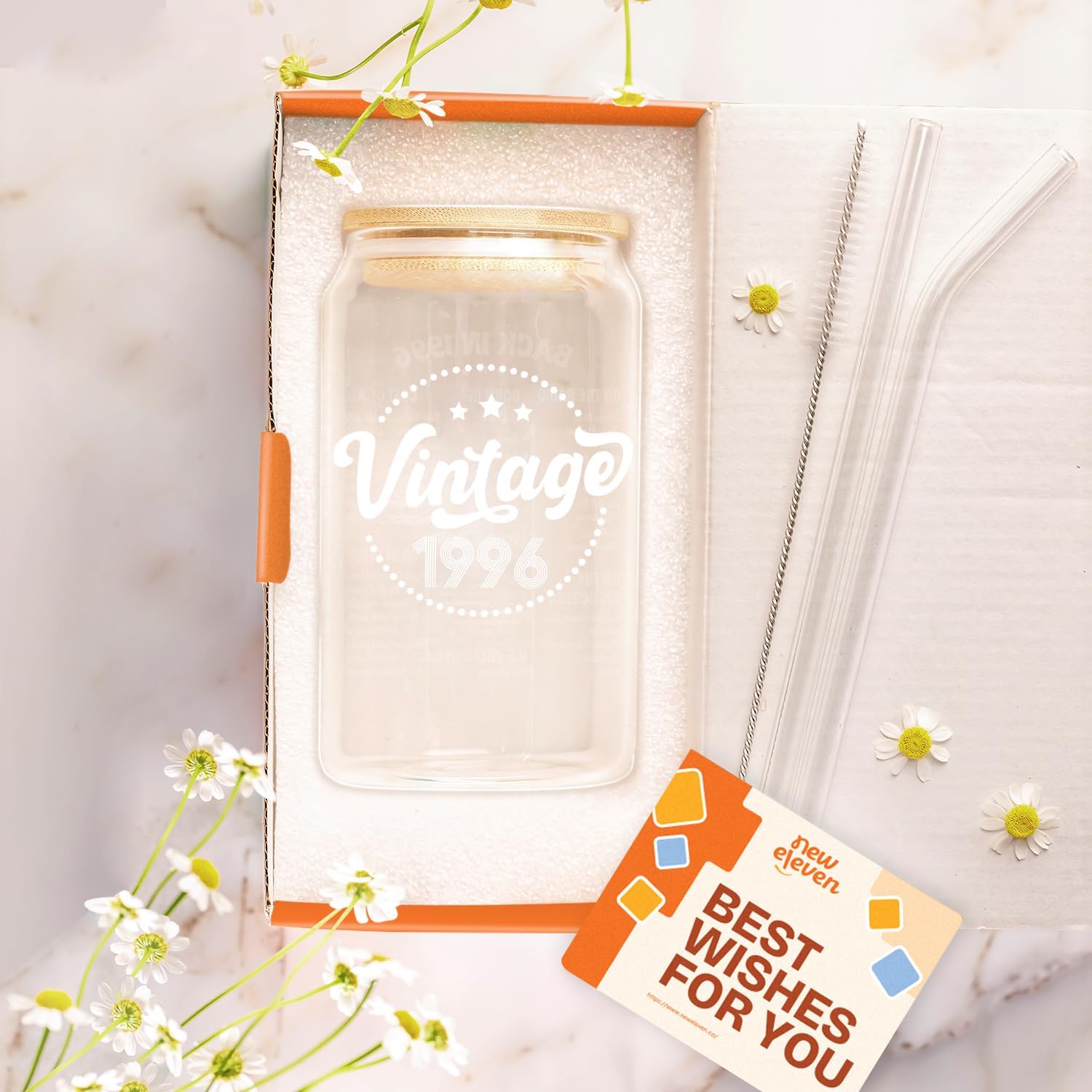 Coffee Glass 16 Oz - Vintage 1996 + Back In 1996