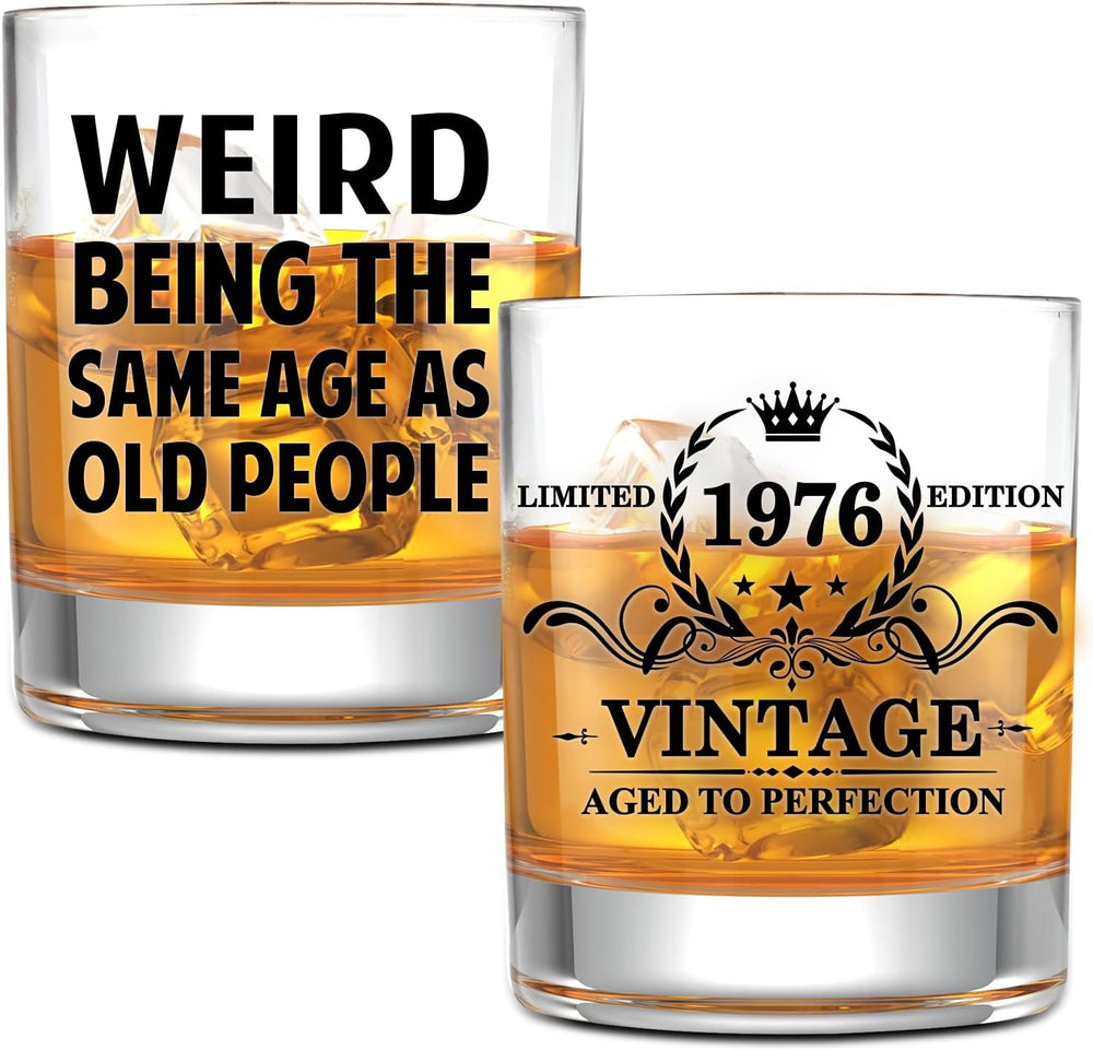 Whiskey Glass 11 Oz - 1976 Vintage + Weird Being The Same Age As Old P